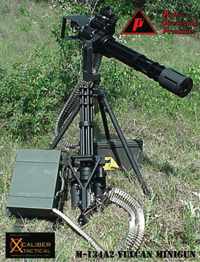 Minigun 7.62 mm vs teski mitraljez kalibra 12.7 mm