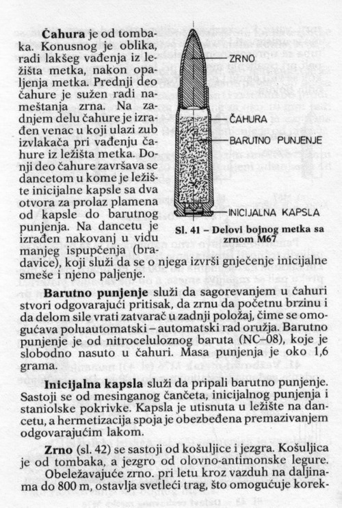 MUNICIJA kalibra do 14,5 mm (vrste i načini obeležavanja)