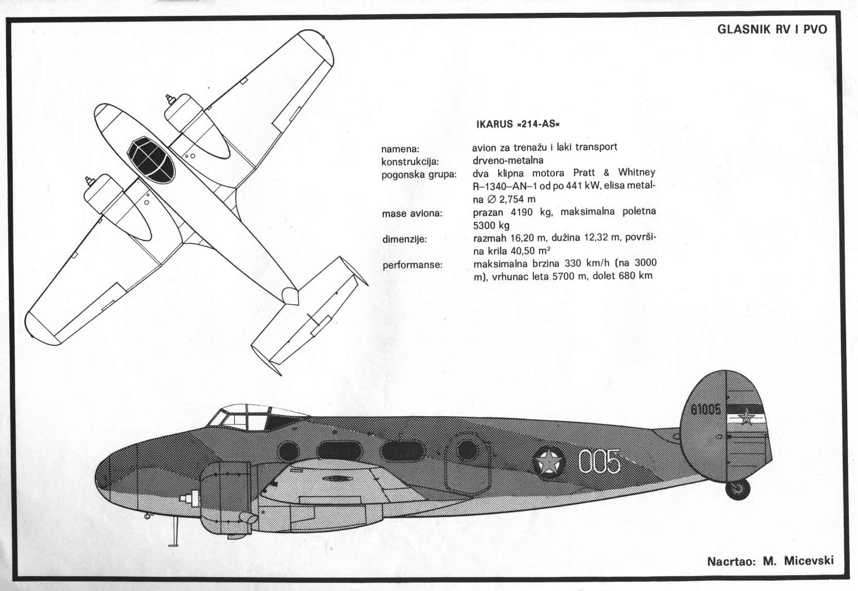 GlasnikRViPVO Lineart Ikarus 214 :: Mycity-Military.com