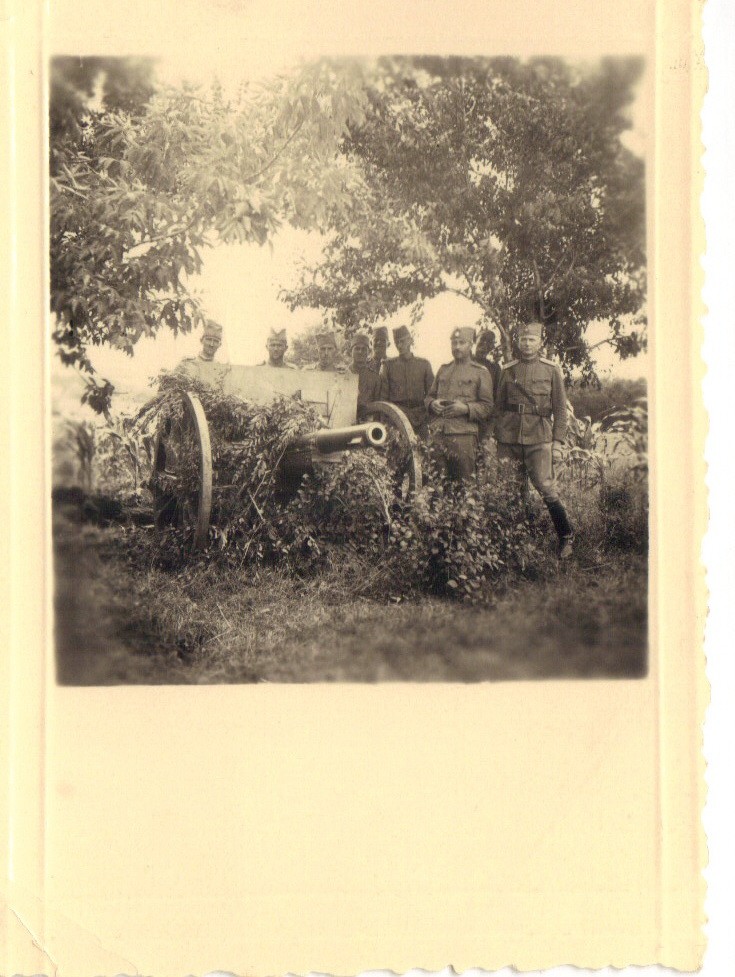 originalslika KRALJEVINA VOJSKA PORED TOPA HAUBICE br 3 186194813 ...