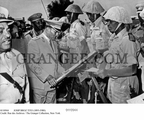 0110944 JOSIP BROZ TITO 1893 1980 Yugoslav soldier and statesman ...