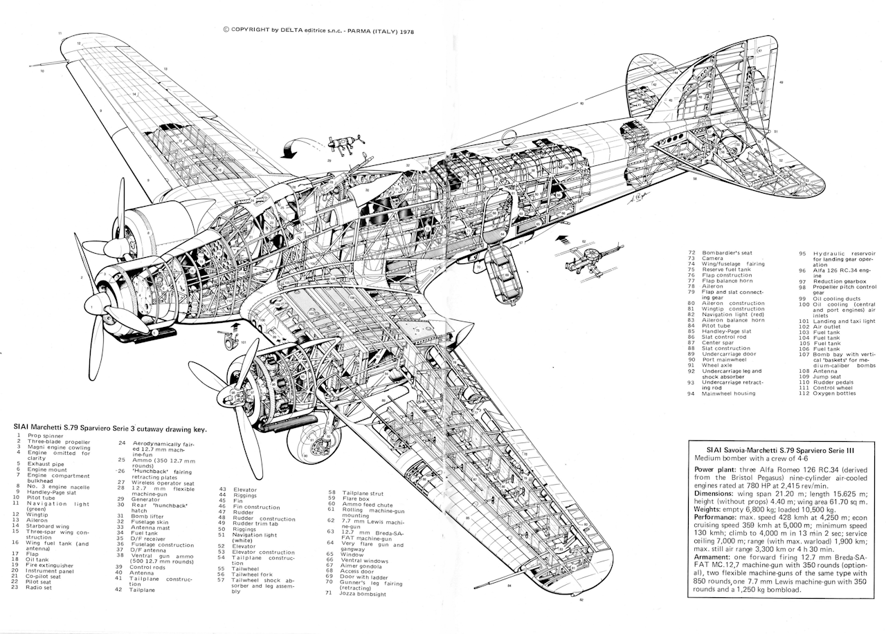 Savoia Marchetti SM.79 a :: Mycity-Military.com