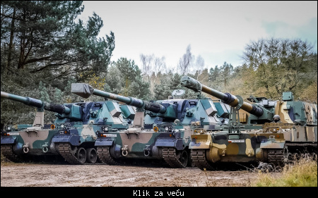 Samohodna haubica Krab 155mm, K9 Thunder i Firtina T-155